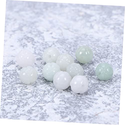 Didiseaon 10pcs Necklace Beads Necklace Kit Beading Kits Charms Gemstone Loose Beads Jade Beads Jewelery Making Beads Beading Jewelry Set Bracelets Scattered Beads Suite Lotus Beads Beadwork