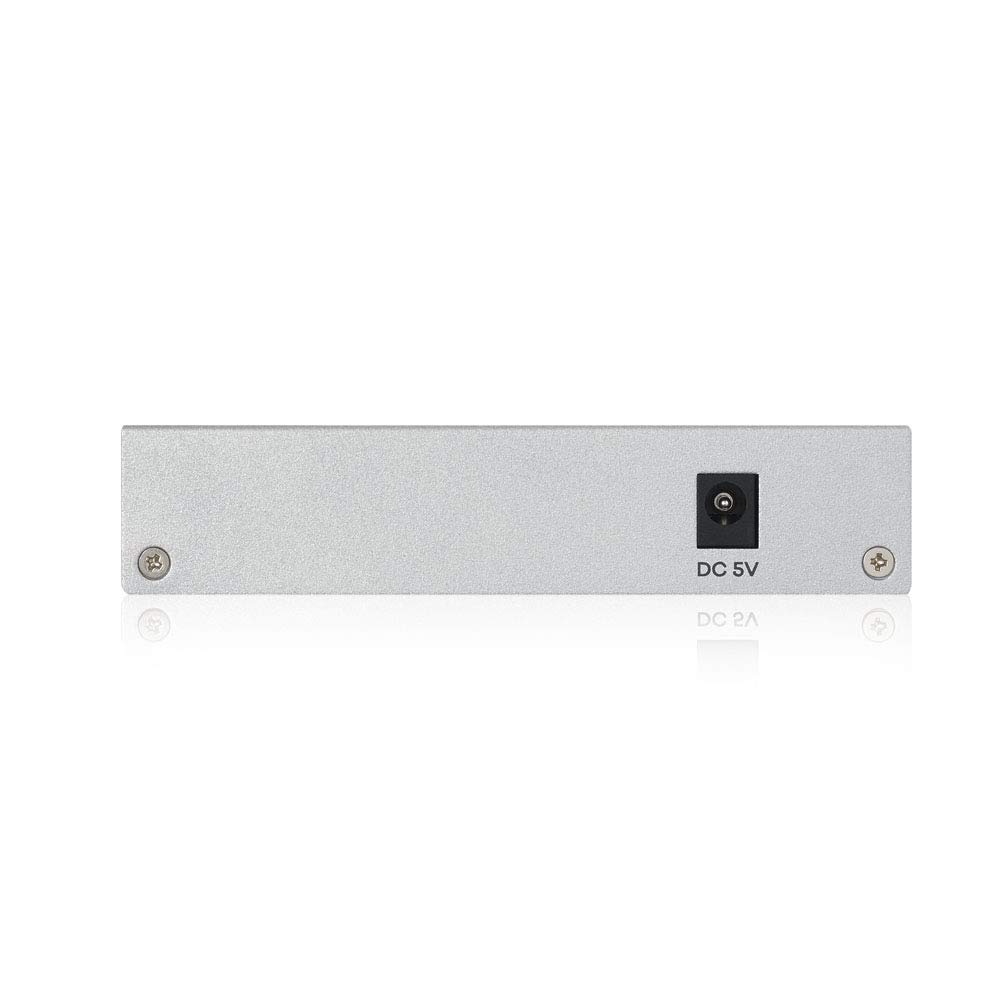 Zyxel 5-Port Gigabit Ethernet Web Managed Switch | VLAN Support | Sturdy Metal Case | Desktop or Wall-Mount | Fanless |Limited Lifetime Warranty | QoS | Ethernet Splitter | GS1200-5
