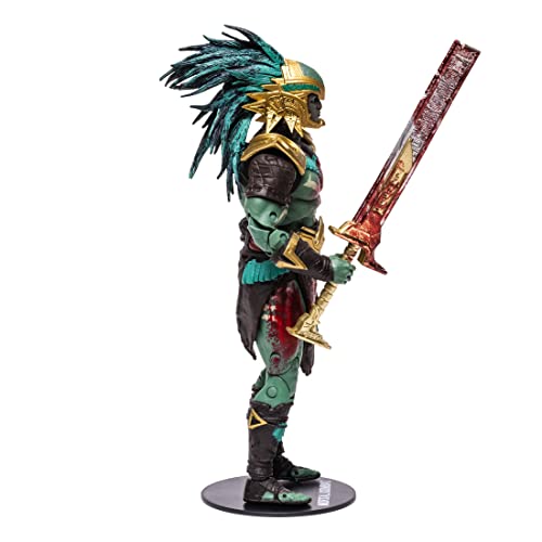 McFarlane Toys Mortal Kombat Kotal Kahn (Bloody) 7" Action Figure with Accessories