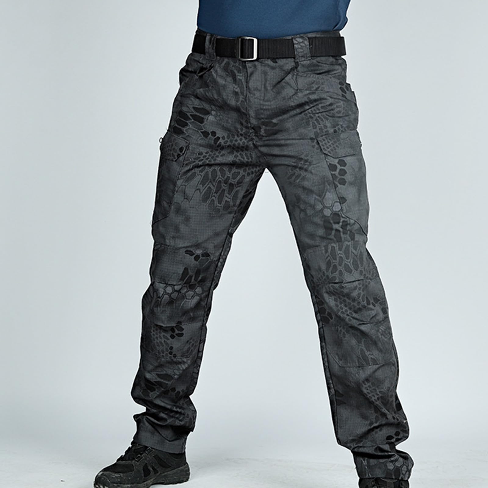 Blczomt Monday Cyber Deals 2023 Men's Tactical Cargo Pants Camouflage Stretch Outdoor Military Assault Pants Water Resistant Combat Pants Cargo Pants Men
