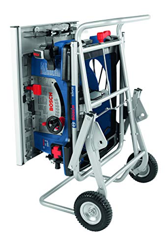 Bosch Power Tools 4100-10 Tablesaw - 10 Inch Jobsite Table Saw with 25 Inch Cutting Capacity and Portable Folding Table Stand