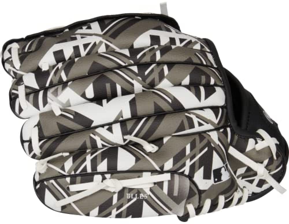 Rawlings Remix Series Youth 9" Tball Glove (Right Hand Throw), 24" Tball Bat & Tball Backpack Bag Set (Black/White/Silver)