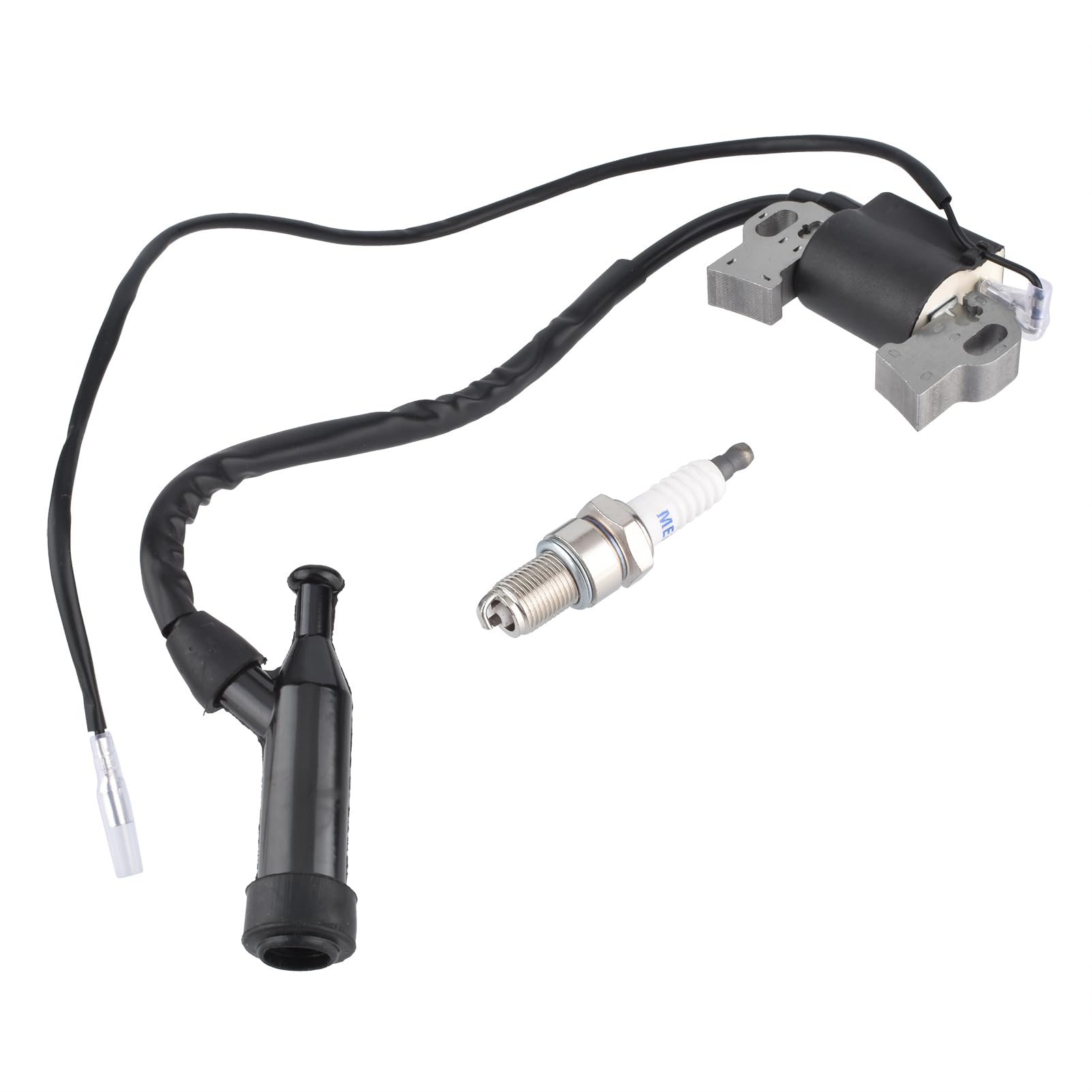 Cancanle Spark Plug and Ignition Coil Module for Honda GX240 GX270 GX340 GX390 8HP 11HP 13HP Engine