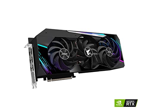 GIGABYTE AORUS GeForce RTX 3080 Master 12G Graphics Card, MAX-Covered Cooling, 12GB 384-bit GDDR6X, GV-N3080AORUS M-12GD Video Card