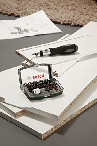 Bosch 2607017063 Screwdriver Bit Set with Colour Coding 32 Pcs