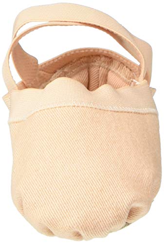 Bloch girls Synchrony Split Sole Stretch Canvas Slipper / Ballet Shoe, Pink, 1.5 Little Kid US