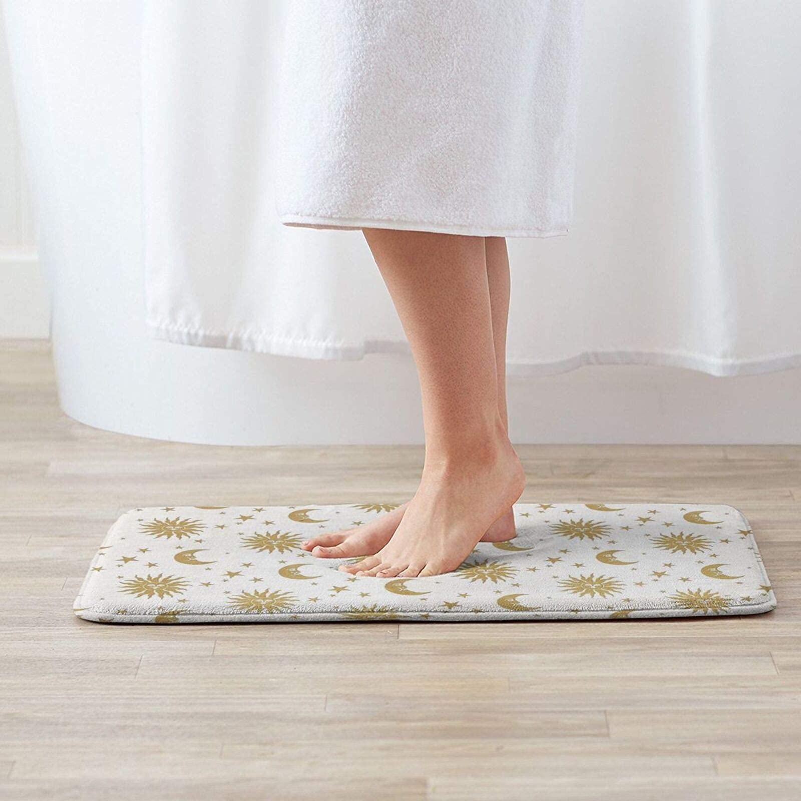 Bathroom Rug Bath Mat Carpet Absorbent Non Slip for Kitchen Shower Tub 19.5 x 31.5 inch