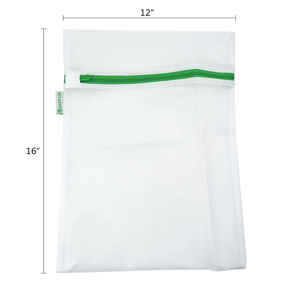 Delicates Laundry Bags, Bra Fine Mesh Wash Bag for Underwear, Lingerie, Pantyhose, Socks, Durable Mesh Laundry Bags, Travel Laundry Bags, Laundry Bag for Delicates Zipper (3 Medium)