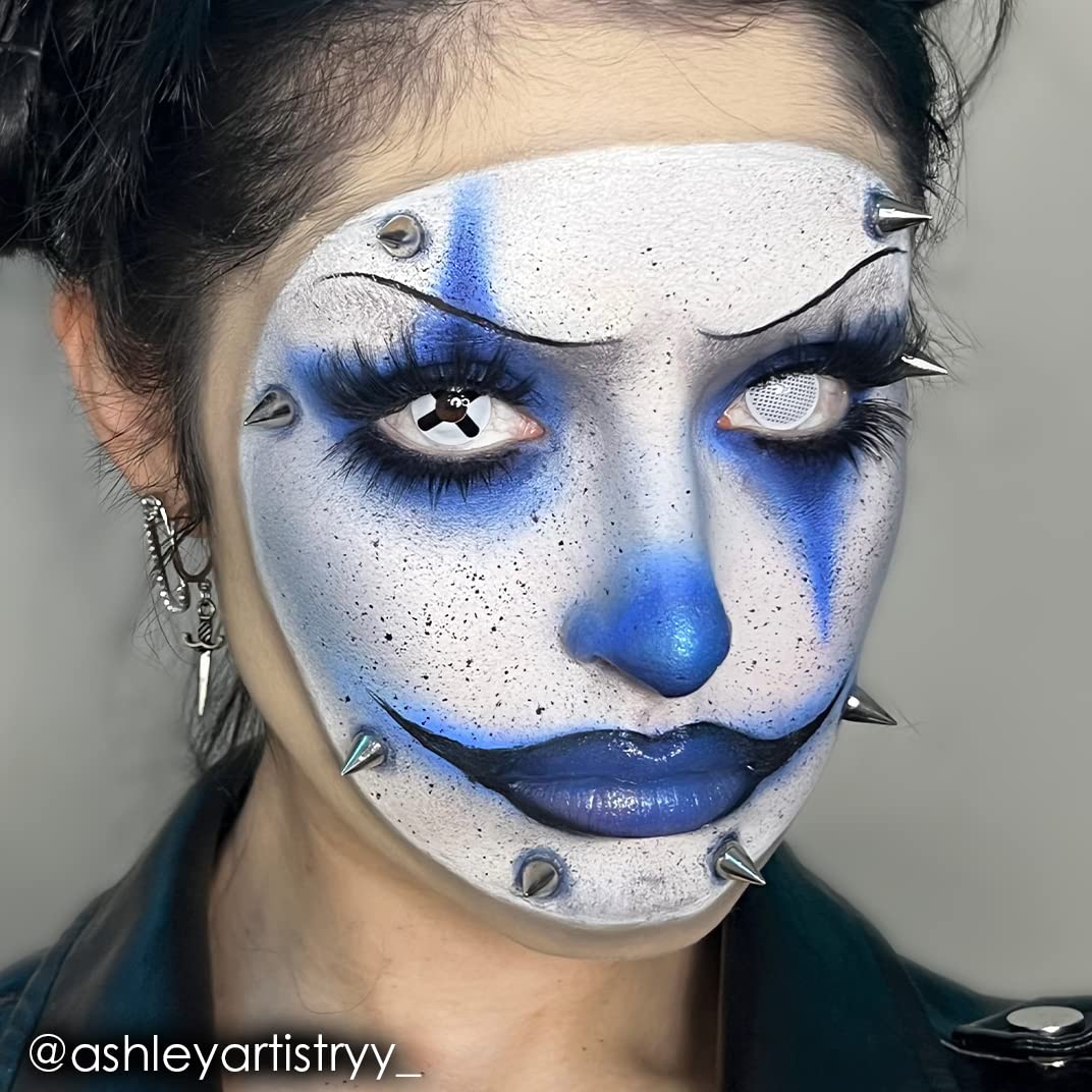 Mehron Makeup Fantasy FX Cream Makeup | Water Based Halloween Makeup | Blue Face Paint & Body Paint For Adults 1 fl oz (30ml) (Blue)