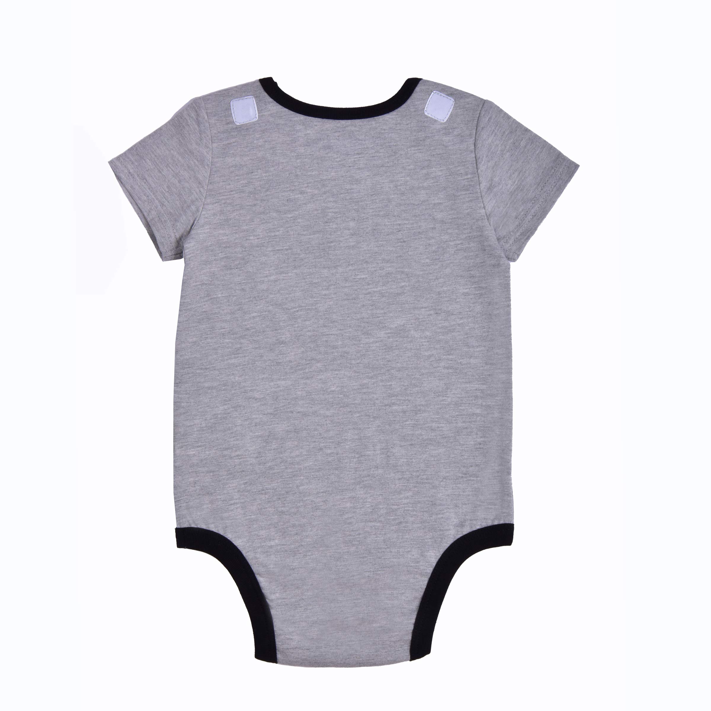 BATMAN Boys’ Bodysuit With Cape and Hat Set for Newborn and Infant – Grey/Black