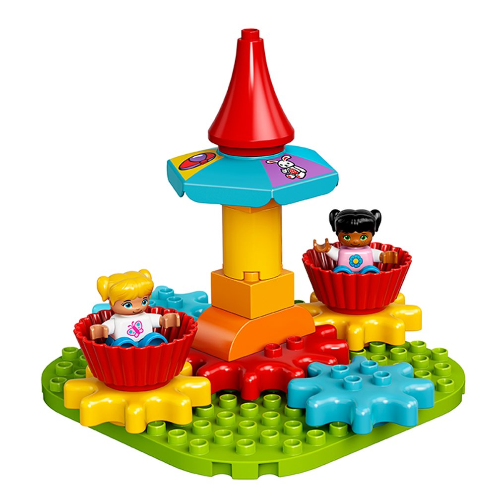 LEGO DUPLO My First Carousel 10845 Educational Toy, Large Building Blocks