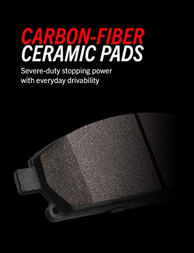 Power Stop Rear Z36-606 Carbon-Fiber Ceramic Brake Pads Truck and Tow Z37