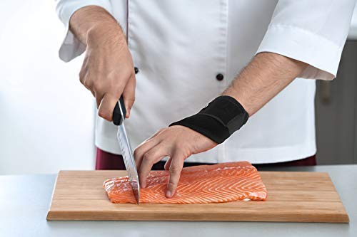 Copper Compression Wrist Wrap - Copper Infused Orthopedic Support - Adjustable Splint for Pain Relief, Arthritis, Sports Injury Fits Men & Women - For Both Right & Left Hands - One Size - Pack of 1