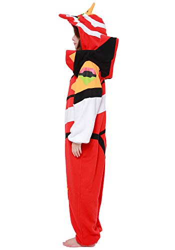 SAZAC Kigurumi - Evangelion Unit-02 - Eva-02 - Onesie Jumpsuit Halloween Costume - Adult