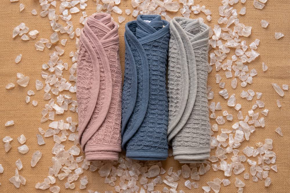 Lila & Jack 2 Pack Waffle Burpy Cloths, Perfect for Newborn Baby, Burping Cloths,Burp Bibs, Burping Rags for Boys and Girls, Multicolor