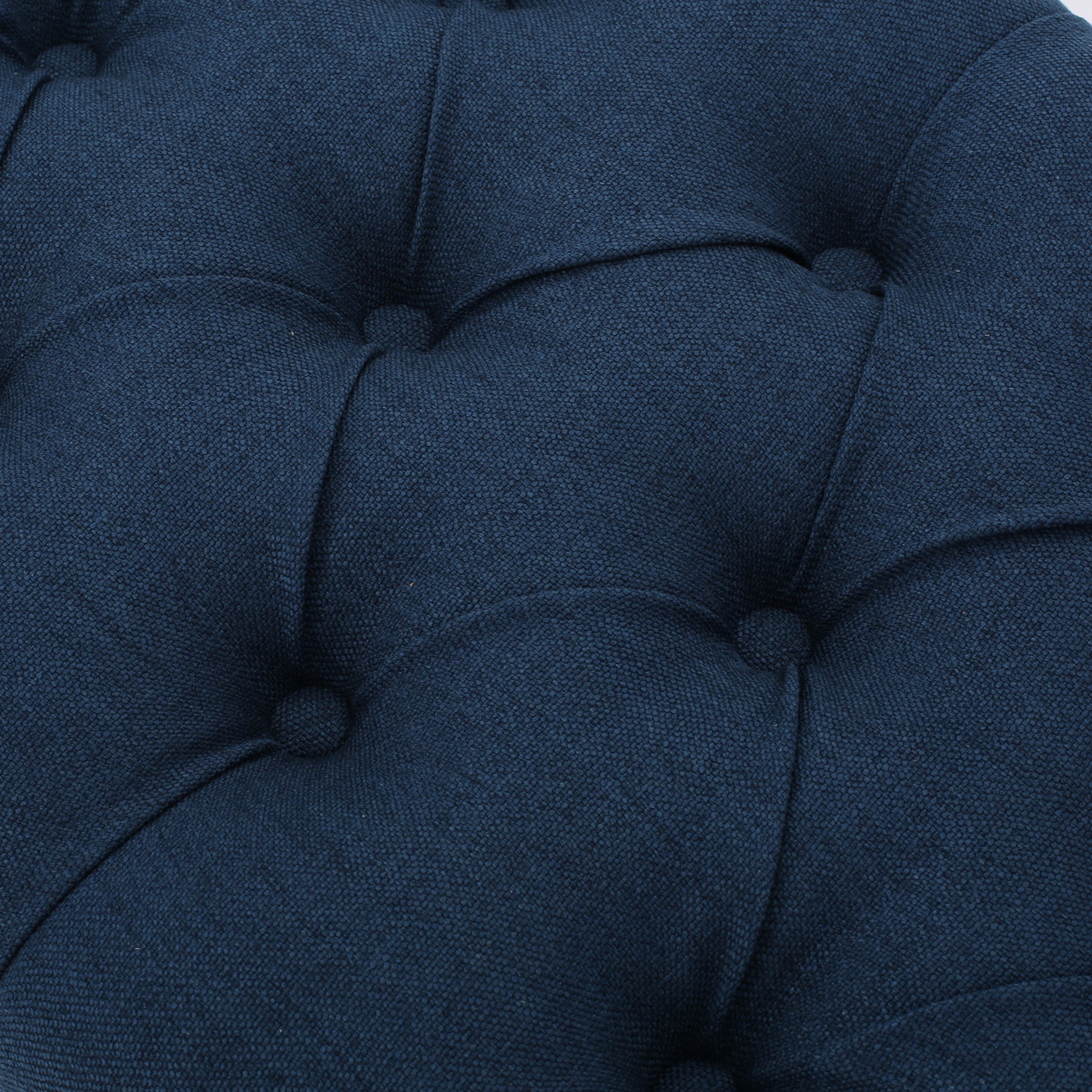 Christopher Knight Home Scarlett Fabric Ottoman Bench, Dark Blue 17.25”D x 41.00”W x 16.75”H