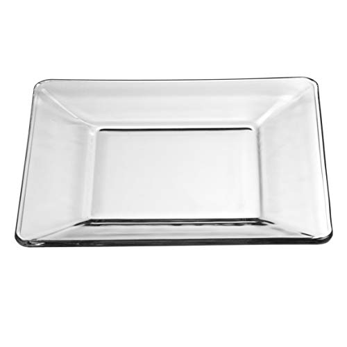 Libbey Tempo 12-Piece Glass Dinnerware Set, 37 oz, Clear, Service for 4