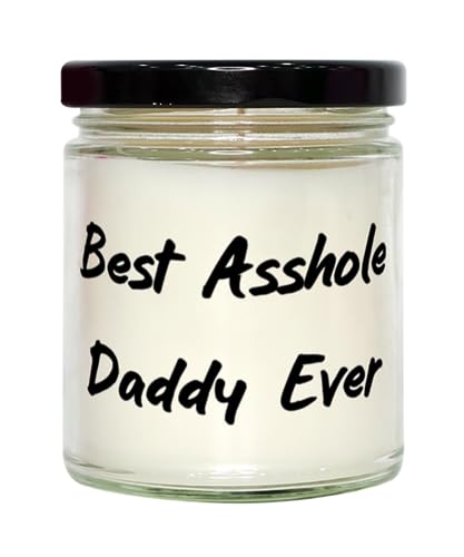 Motivational Daddy Gifts, Best Asshole Daddy, Unique Birthday Scent Candle Gifts Idea For Dad, Daddy Gifts From Daughter, Fathers Day gifts, Gifts for dad, Dad gifts, Gift ideas for dad, Fathers Day