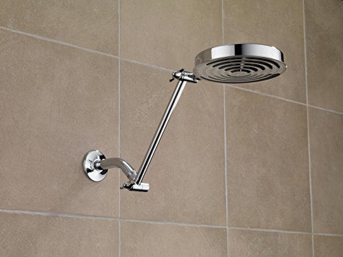 Delta Faucet 10-inch Adjustable Extension Shower Arm for Shower Heads, Chrome UA902-PK