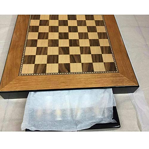 Chess Set Exquisite Furniture Decoration Chess with Unfoldable Chess Board Suitable for Children and Adults Over 3 Years Old