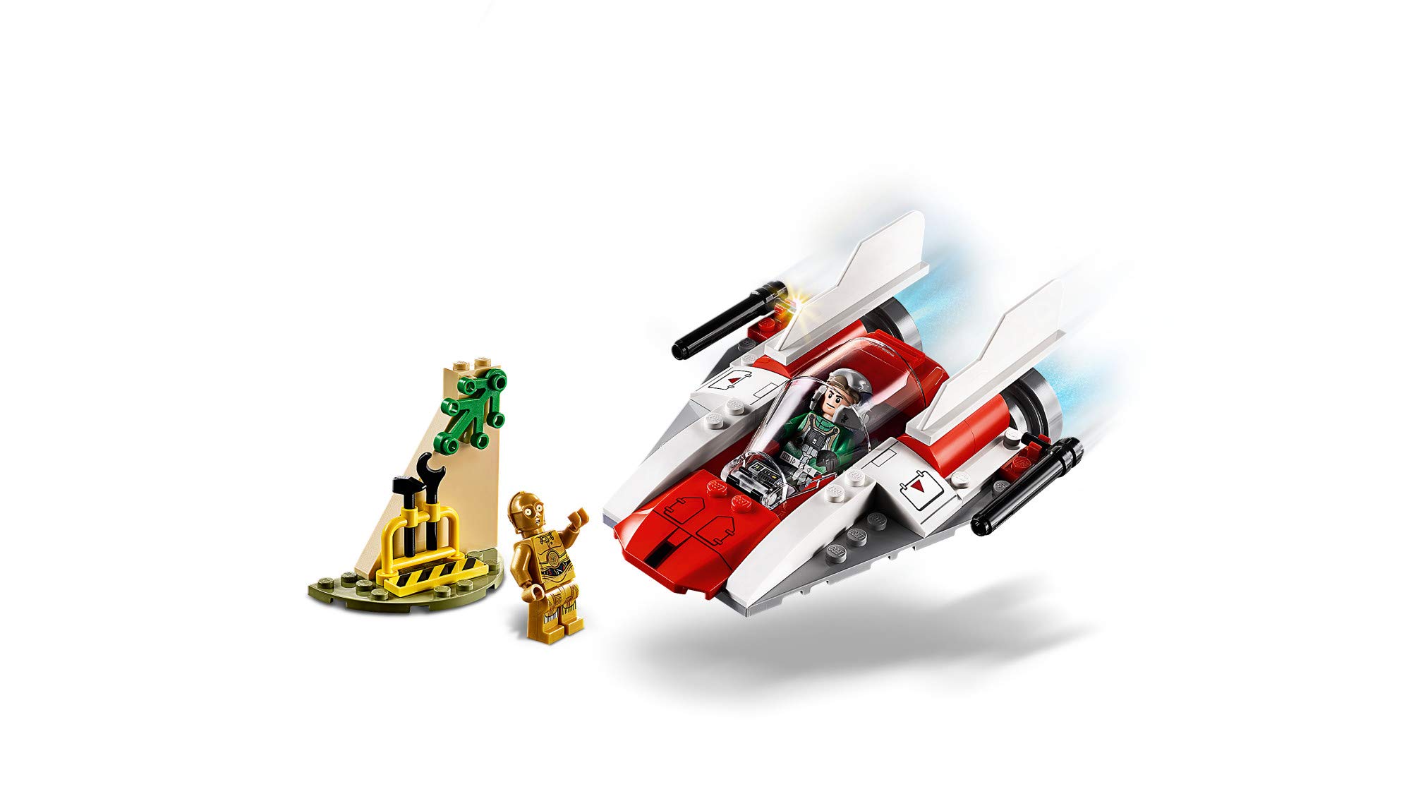 LEGO Star Wars Rebel A Wing Starfighter 75247 4+ Building Kit (62 Pieces)