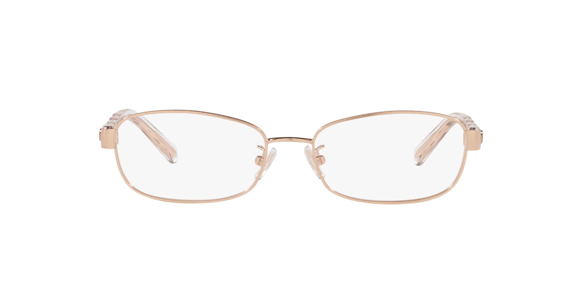Coach HC5138 Prescription Eyewear Frames, Brushed Rose Gold/Demo Lens, 55 mm
