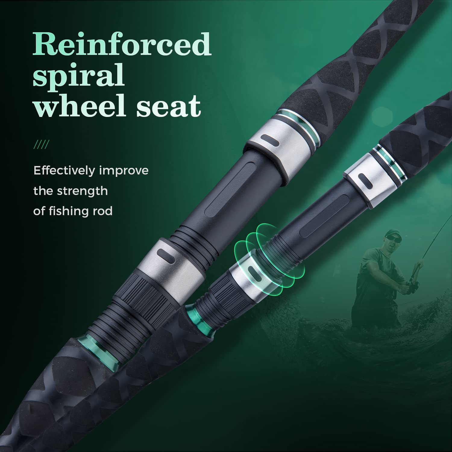 BERRYPRO Surf Spinning Rod IM8 Carbon Surf Fishing Rod (9'/10'/10'6''/11'/12'/13'3'') (10'-Casting-2pc)