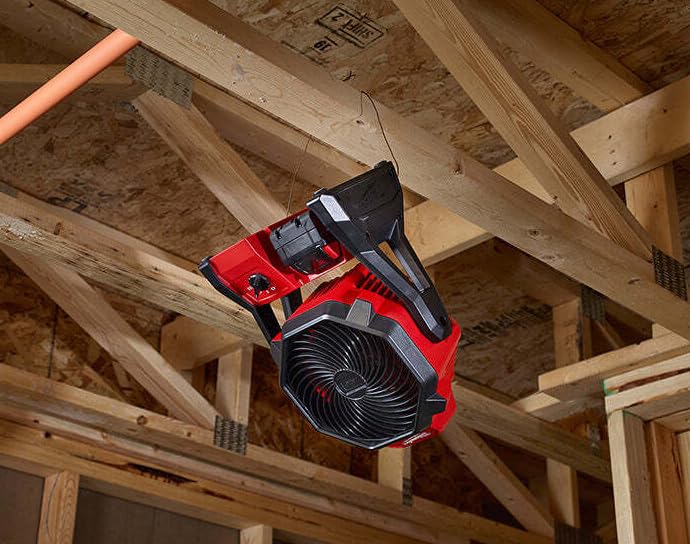 FitseN Suitable For Milwaukee M18 18V 2,350-Rpm Adjustable Jobsite Fan w/Adapter - Bare Tool, Model# 0886-20
