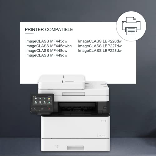 DRAWN Compatible 057 CRG-057 High Yield Toner Replacement for Canon ImageCLASS MF445dw MF449dw LBP226dw LBP227dw Printer, 057 Black 2-Pack