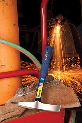 ESTWING BIG BLUE Welding/Chipping Hammer - 14 oz Slag Removal Tool with Forged Steel Construction & Shock Reduction Grip - E3-WC