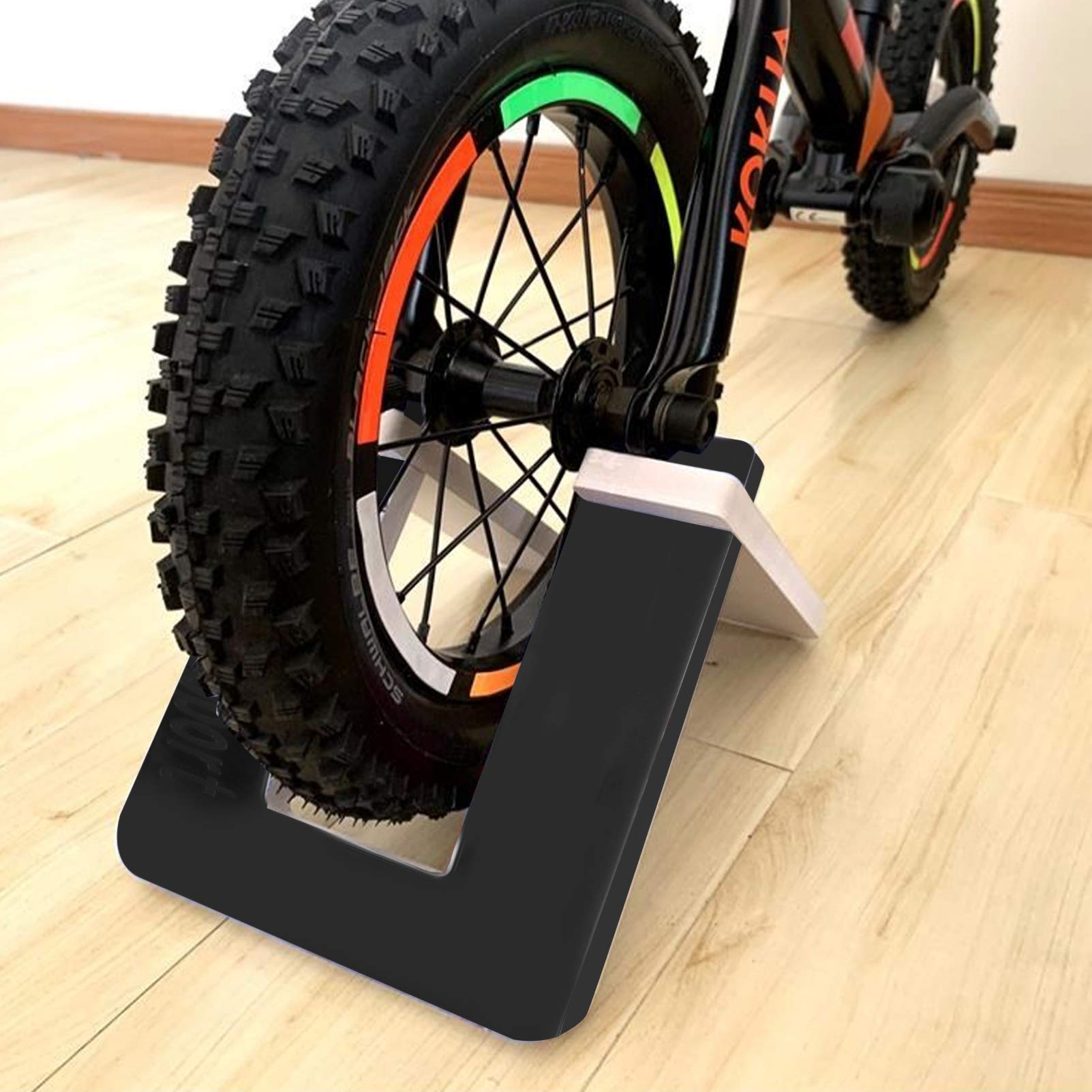BESPORTBLE 2pcs Bikes Bicycle Floor Parking Rack Bike Standing Organizer Adjustable Bicycle Park Stand for Mountain Bikes Road Bikes Kids Bikes Stopper