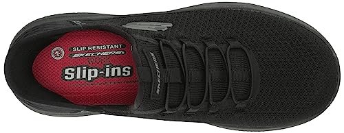 Skechers Women's Hands Free Slip-Ins Summits SR Food Service Shoe, BBK, 7.5 Wide