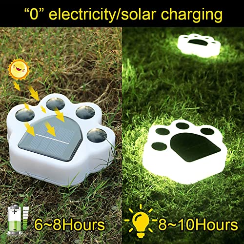 ZHURGN Solar Garden Lights Waterproof Outdoor Solar Lamp Home Garden Walkway Lighting Solar Deck Lights Balcony Patio Pathway Lighting (Color : 1pcs, Light Color : White)
