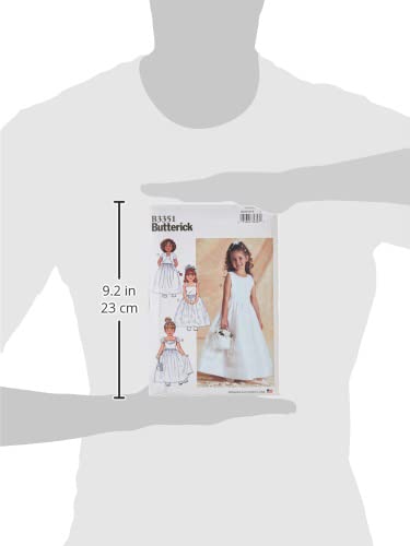 BUTTERICK PATTERNS B3351 Children's/Girls' Jacket & Dress, Size 6-7-8
