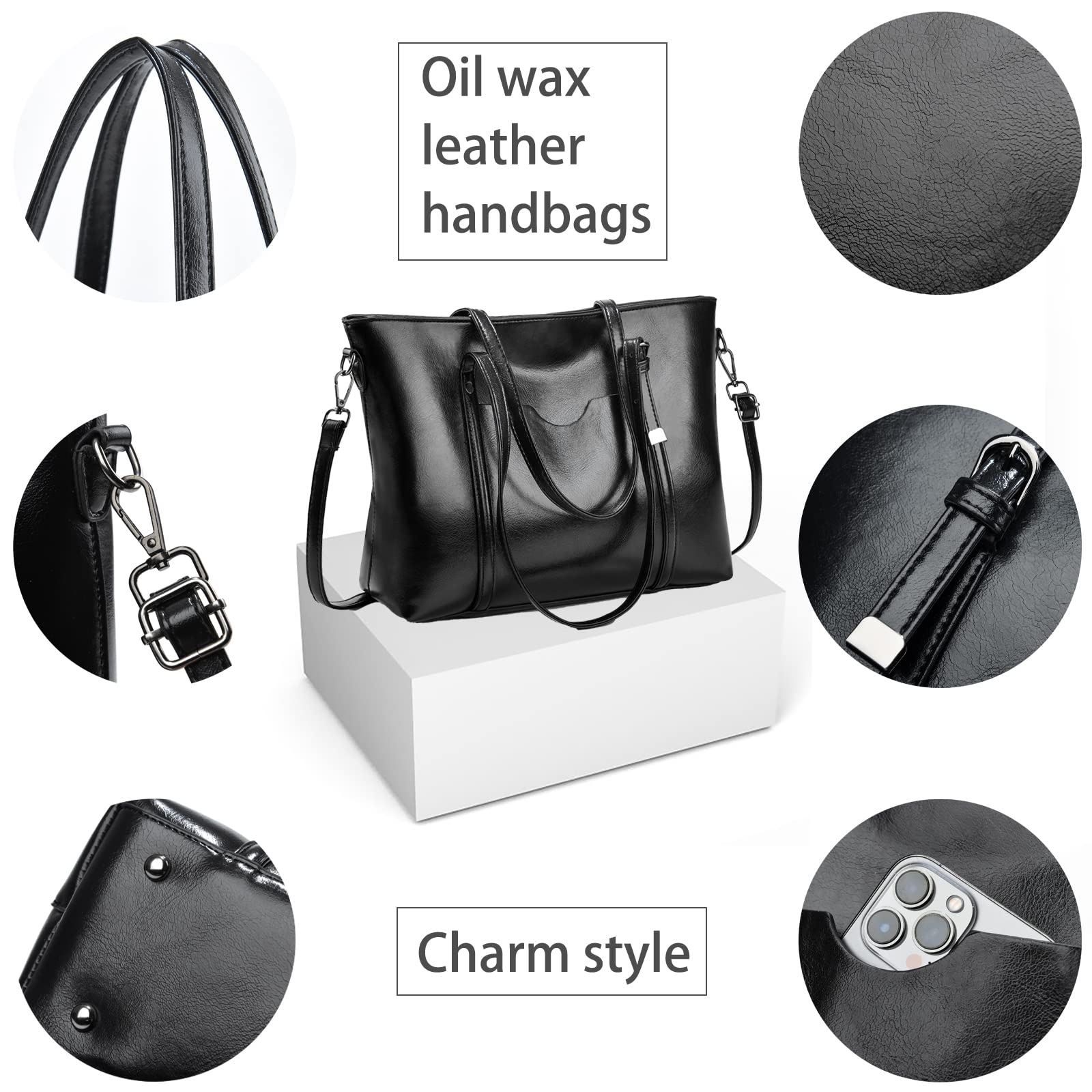 LoZoDo 2.0 Purses for Women Tote Bag Top Handle Satchel Handbags Shoulder Bags Tote Purse