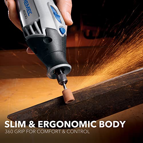 Dremel 4000-2/30 Variable Speed Rotary Tool Kit - Engraver, Polisher, and Sander- Perfect for Cutting, Detail Sanding, Engraving, Wood Carving, and Polishing- 2 Attachments & 30 Accessories