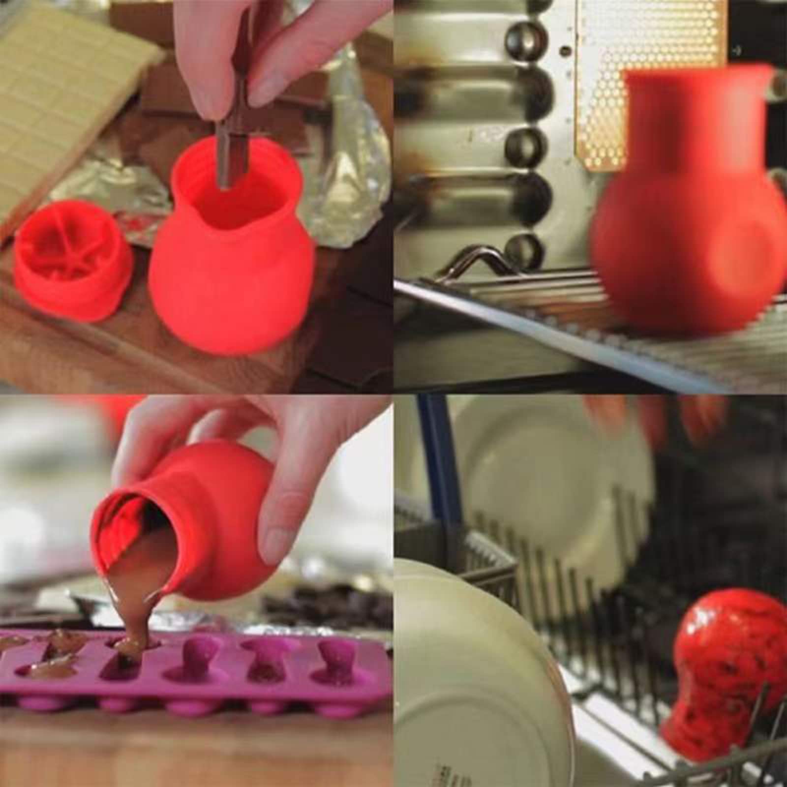 Chocolate Melting Pots Silicone Chocolate Melters Microwave Safe Butter Cheese Candy Sauce Melter Melting Chocolate Silicone Chocolate Melting