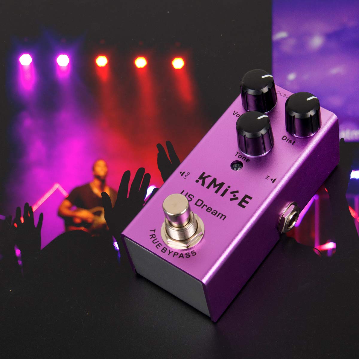 Kmise US Dream Electric Guitar Effects Pedal Mini Single Type DC 9V True Bypass