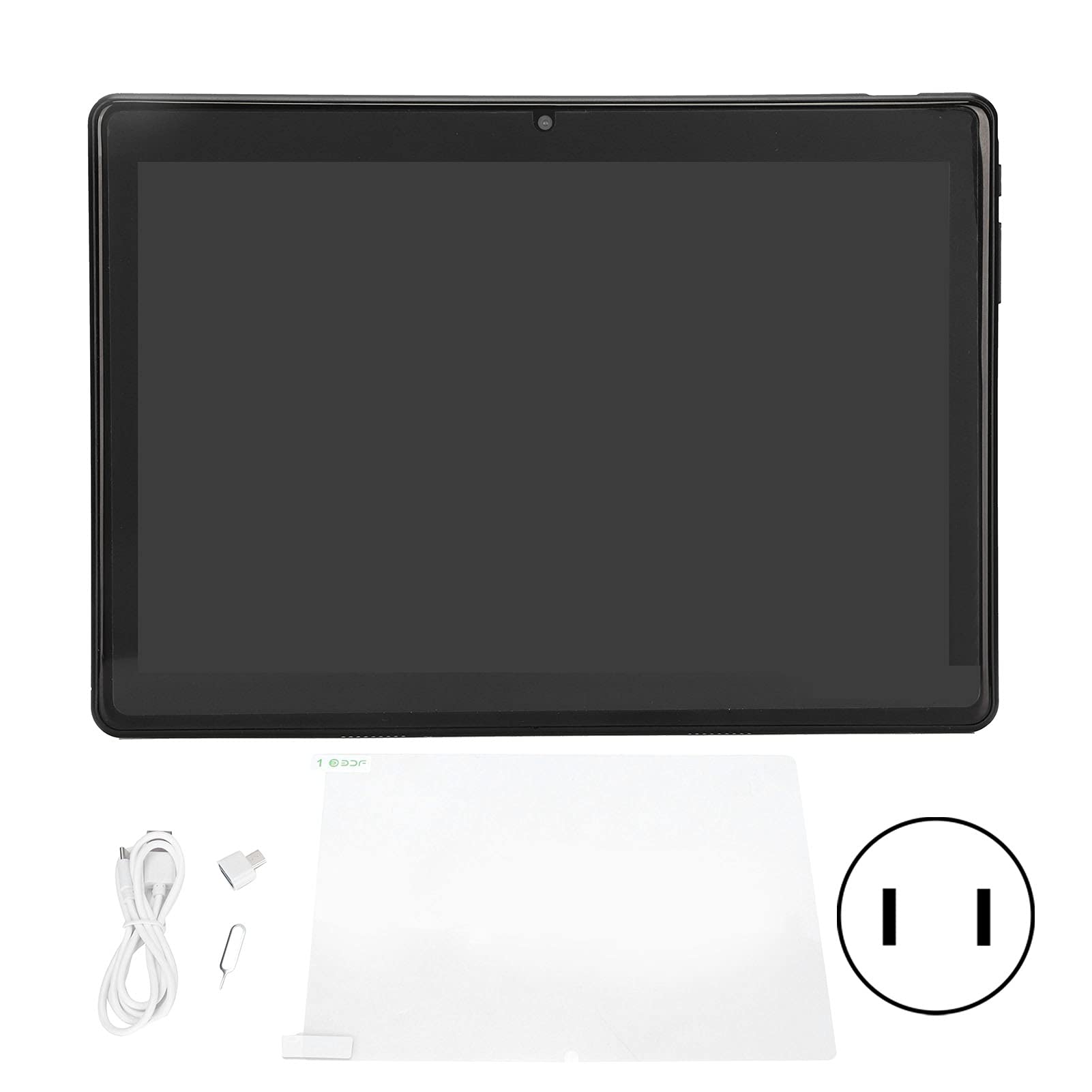 ciciglow 10-Inch Tablet,1280X800 HD FullView Screen,QuadCore Android9.0,2GB RAM 32GB ROM 5000mAh HighCapacity Battery,Support Dual Card Dual Standby (Black) (US Plug)