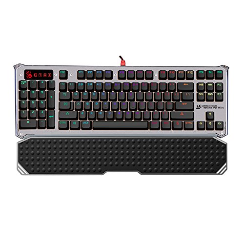 BLOODY B845 Light Strike (LK) Optical Mechanical Gaming Keyboard – RGB LED Backlit – LK Blue Switch – Left Handed Keyboard
