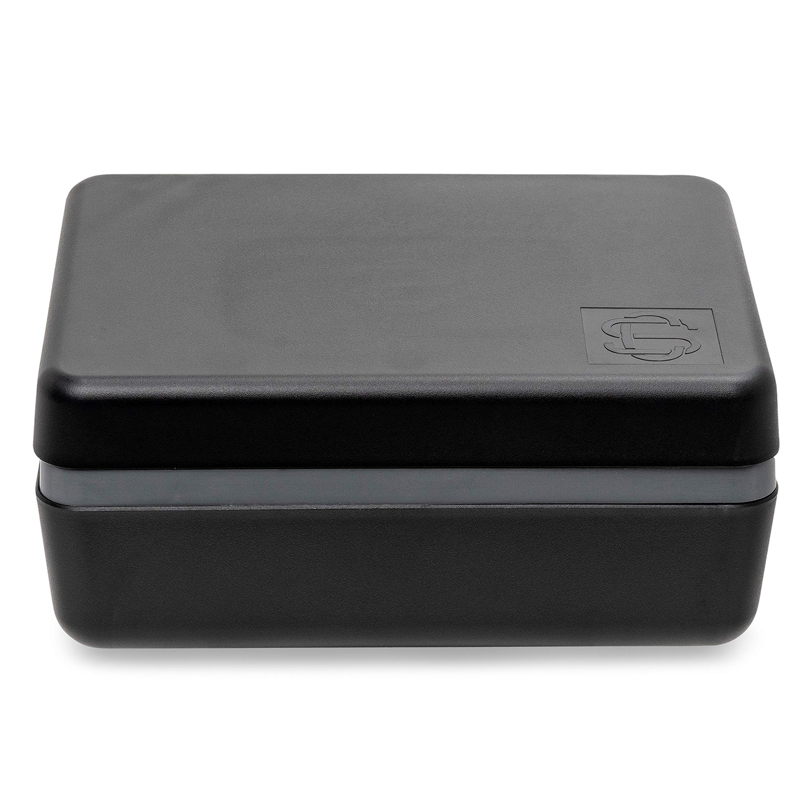 Caliber Shave Co. Travel Wet Shaving Kit | Includes Durable Case With Rotating Stand, Wet Shave Brush Made With Synthetic Material, And Aluminum Shave Bowl With Lid