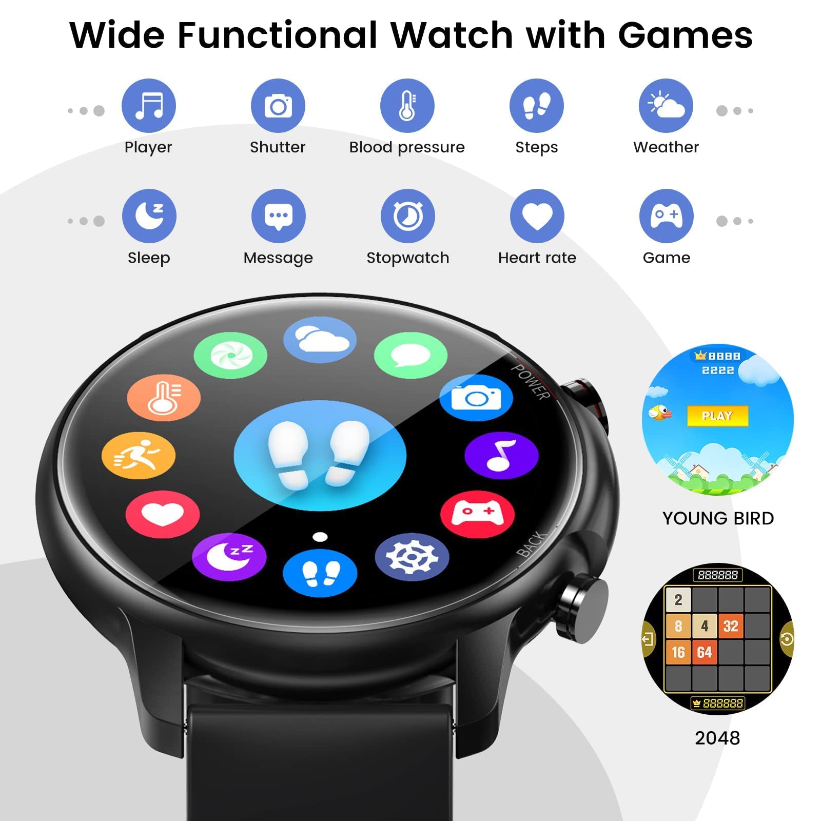 KOSPET Smart Watch Magic 4+Tank M1-Black