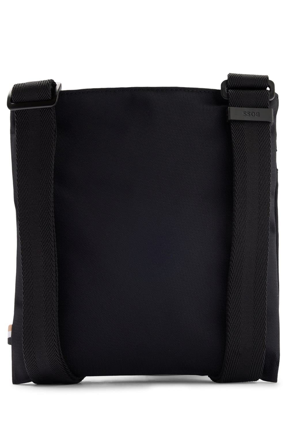 BOSS Men's Catch_s Zip Env Satchel Bag, ONESI, Black