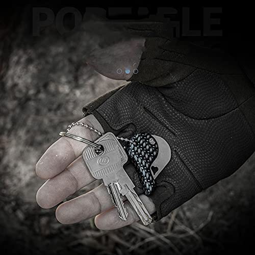DHDestined Fateful Folding Pocket Knife, Mini Portable Knife, Unique Gift for Men Women Multicolor(black)