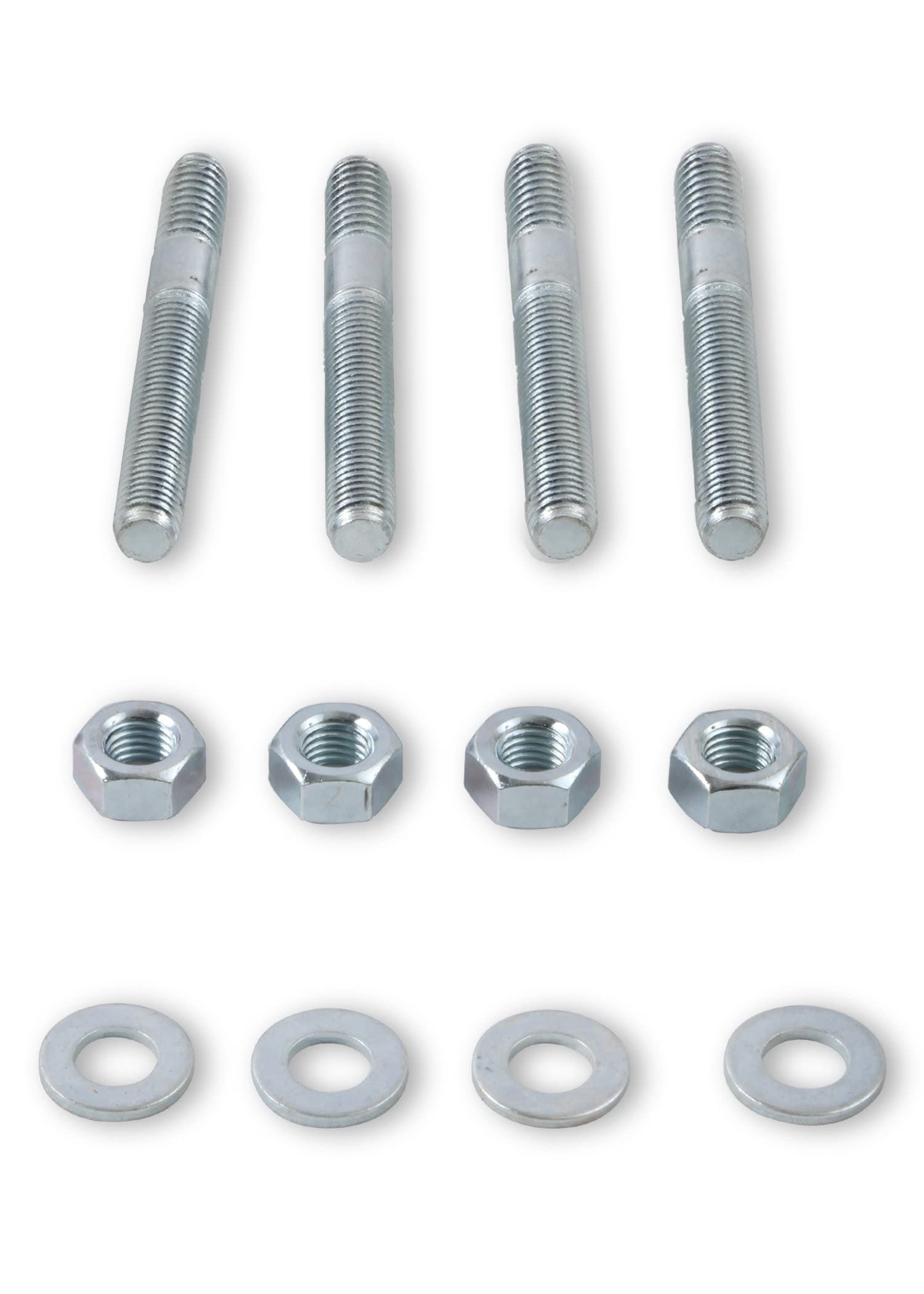 Mr. Gasket Carb Studs 2-1/2" Length, Silver
