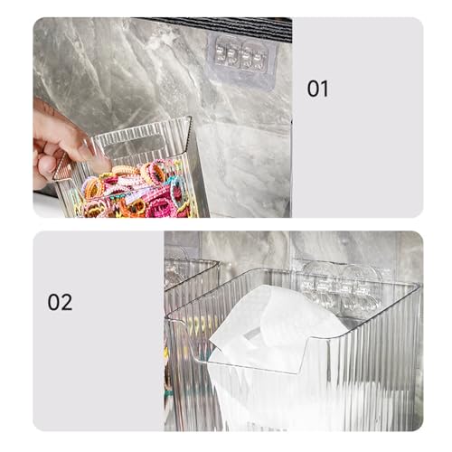 Facial Towel Holder Efficient Space Saving Wall Mount Storage Organizer Bathroom Kitchen