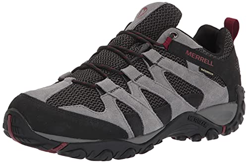 Merrell mens Alverstone Waterproof Hiking Shoe, Castlerock, 9.5 Wide US