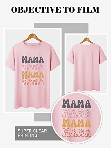 SLEITY Womens Mama Shirt Oversized Graphic Tees for Women Loose Fit Summer Blouses Casual Mom Tops