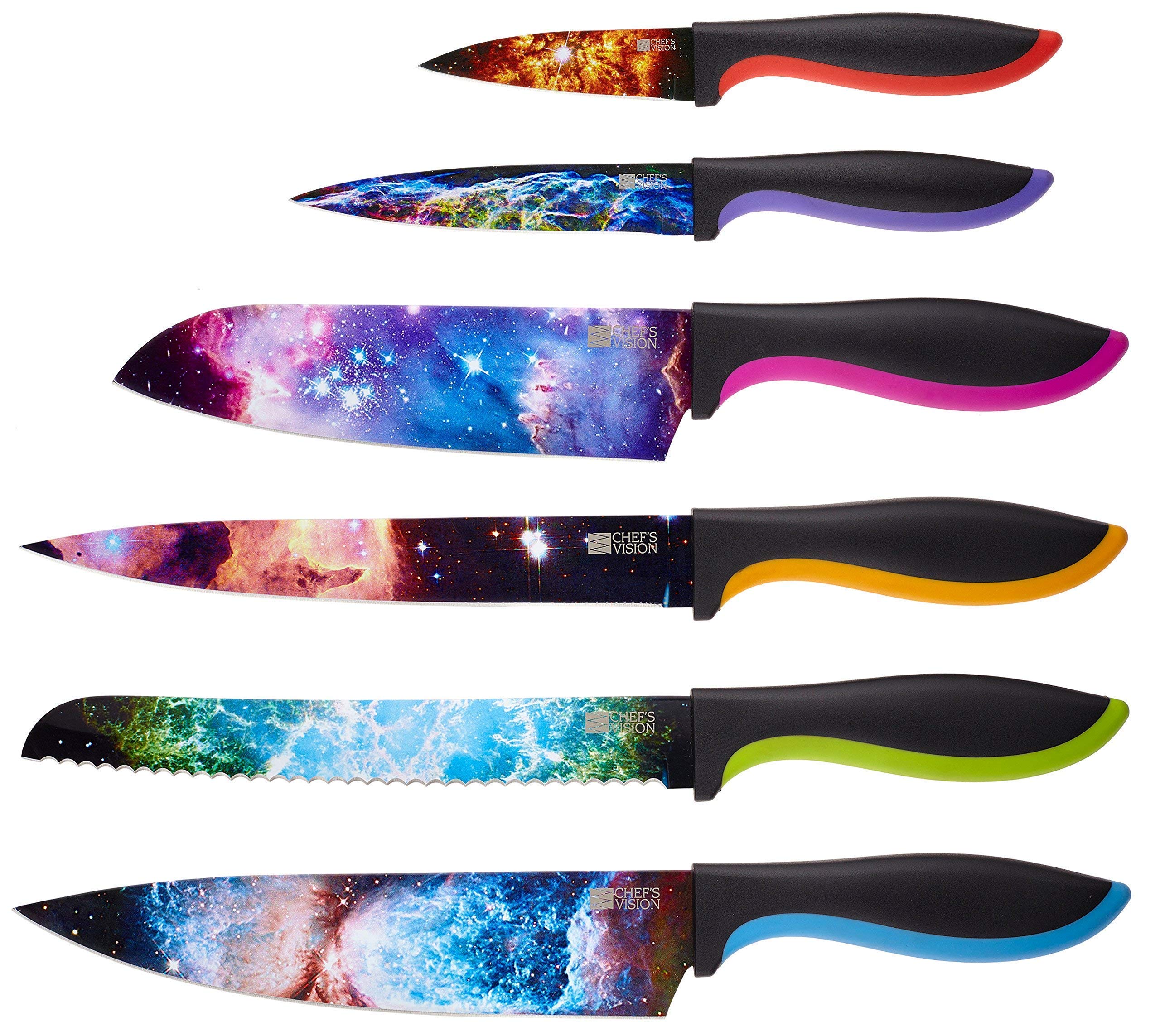 Cosmos Knife Set Bundle With Slice Bright Flexible Cutting Mats
