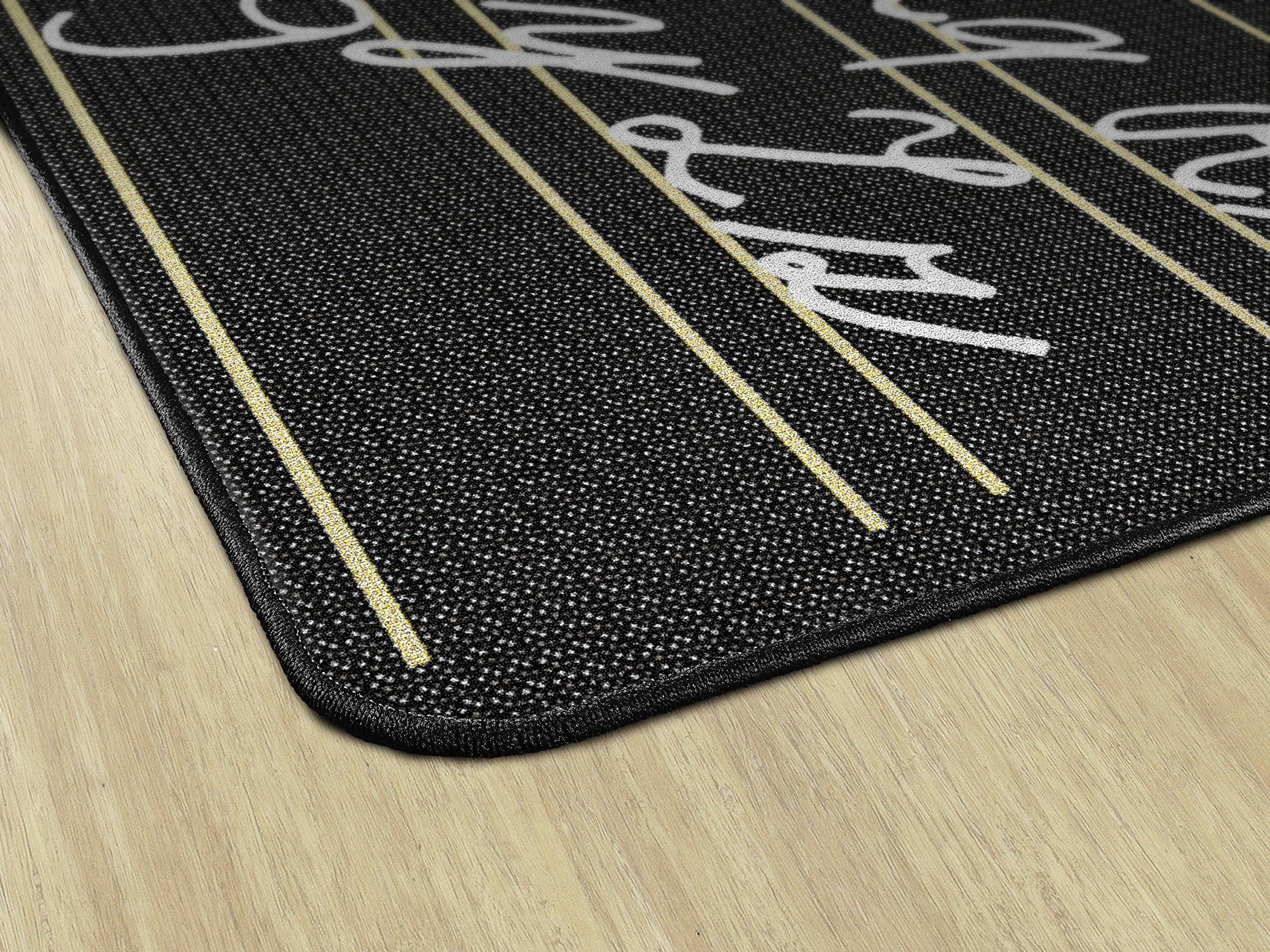 Flagship Carpets Handwriting Samplers ABC Children's Floor Area Rug for Indoor Classroom or Home Learning Area, Kids Room or Educational Play Mat, 7'6" x 12', Rectangle